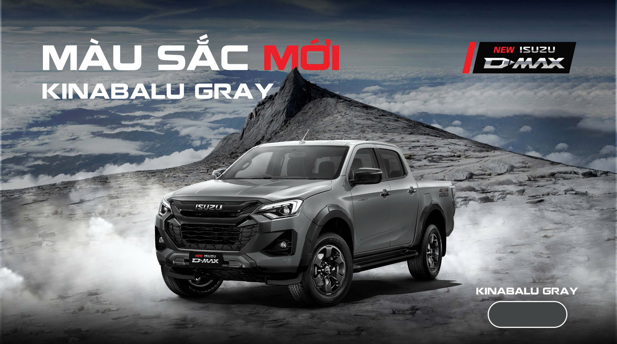 INTRODUCING THE NEW "KINABALU GRAY" COLOR FOR THE NEW ISUZU D-MAX ...